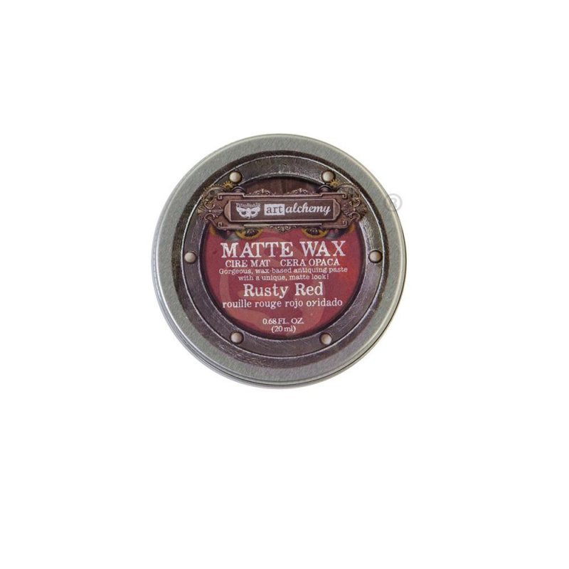 Pasta woskowa matowa Finnabair Art Alchemy - RUSTY RED - Finnabair ...