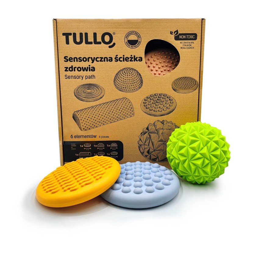Pastelowa ścieżka sensoryczna Tullo - 6 el. - Nefere | Sklep EMPIK.COM