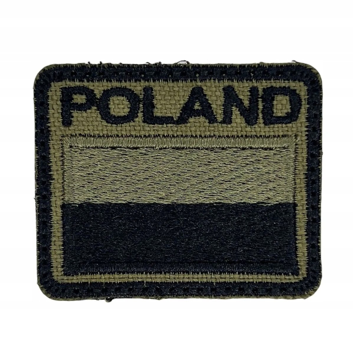 Patch Flaga Polski z napisem Poland Gaszona 52mm x 42mm - Inna marka ...