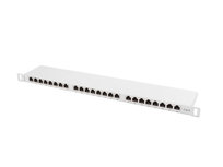 Patch panel 24x port 0.5U LANBERG do szafy RACK 19" KAT.6 ekranowany ...