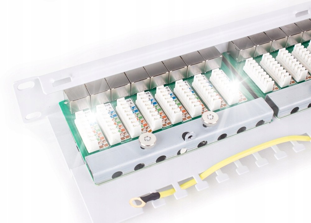 PATCH PANEL FTP CAT.5E 24 PORTY SZARY GETFORT - Inna marka | Sklep ...