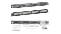 Patch panel rack 19 kat.6 24p utp 1u czarny - SPEC KABLE | Sklep EMPIK.COM