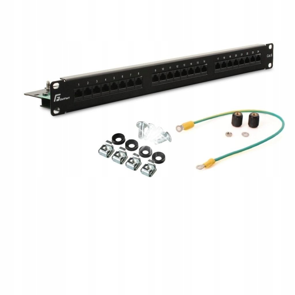 PATCH PANEL UTP CAT.6 24 PGF-6UTP24-B5 GETFORT - Inna marka | Sklep ...