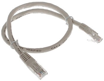 PATCHCORD RJ45/6/0.5-GREY 0.5 m - Delta | Sklep EMPIK.COM