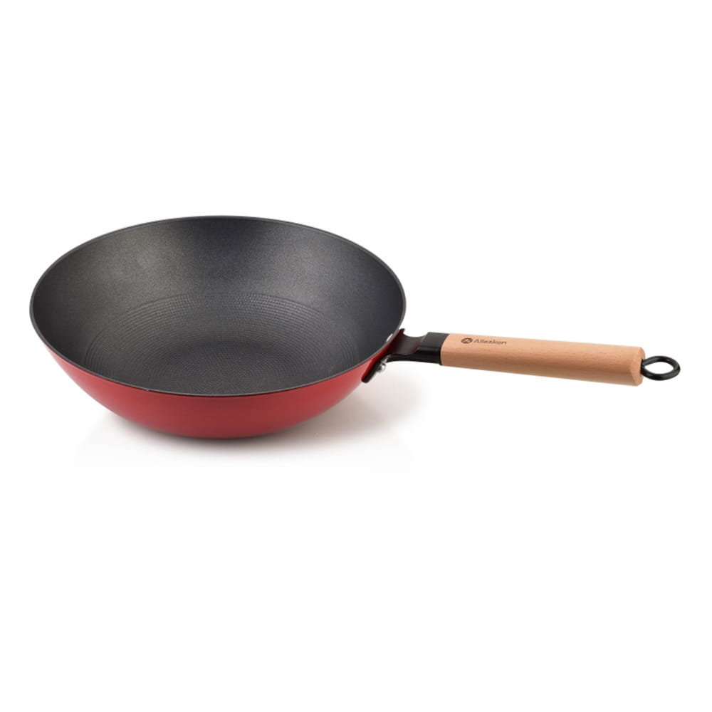 Patelnia głęboka typu WOK Czerwona Exclusive 30 cm - Inna marka | Sklep ...