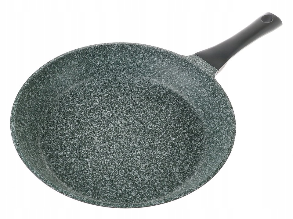 PATELNIA GRANITOWA Greblon Powłoka Nieprzywierającą 26cm INDUKCJA Gaz ...