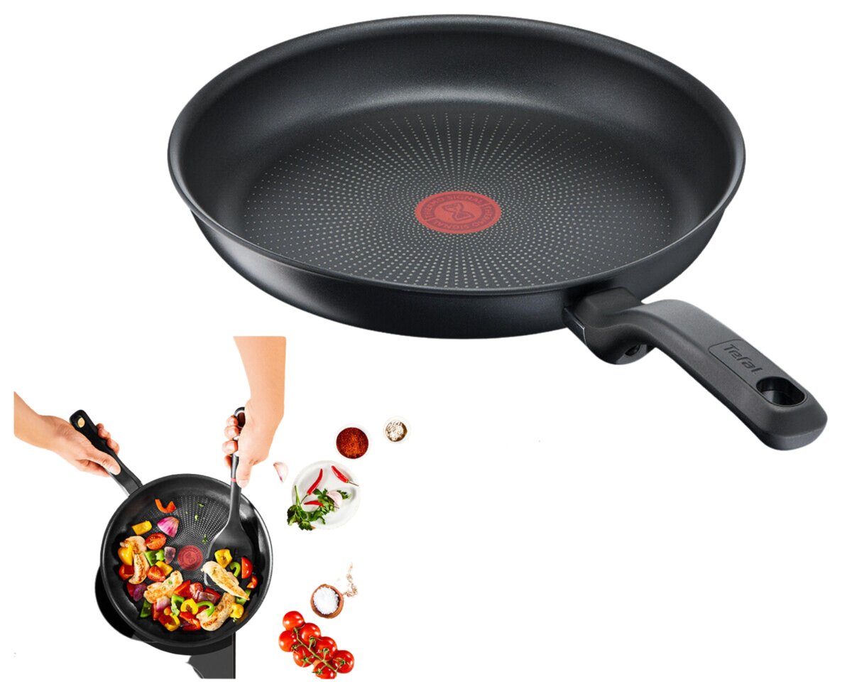 Patelnia indukcyjna tytanowa Tefal Daily Chef 28cm - Tefal | Sklep ...