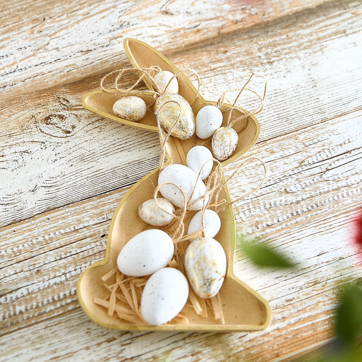 Patera wielkanocna FERRAL w kształcie królika z 15 jajkami HOMLA ...