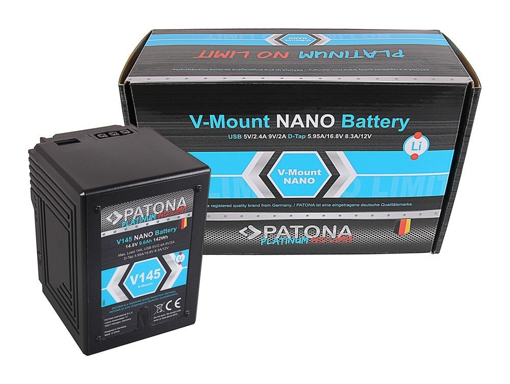 PATONA Platinum NANO Akumulator V145 V-Mount 142Wh Sony DSR 600P 650P ...