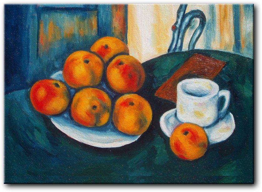 Paul Cezanne, martwa natura z owocami - PR04505 - PRINTORAMA | Sklep ...