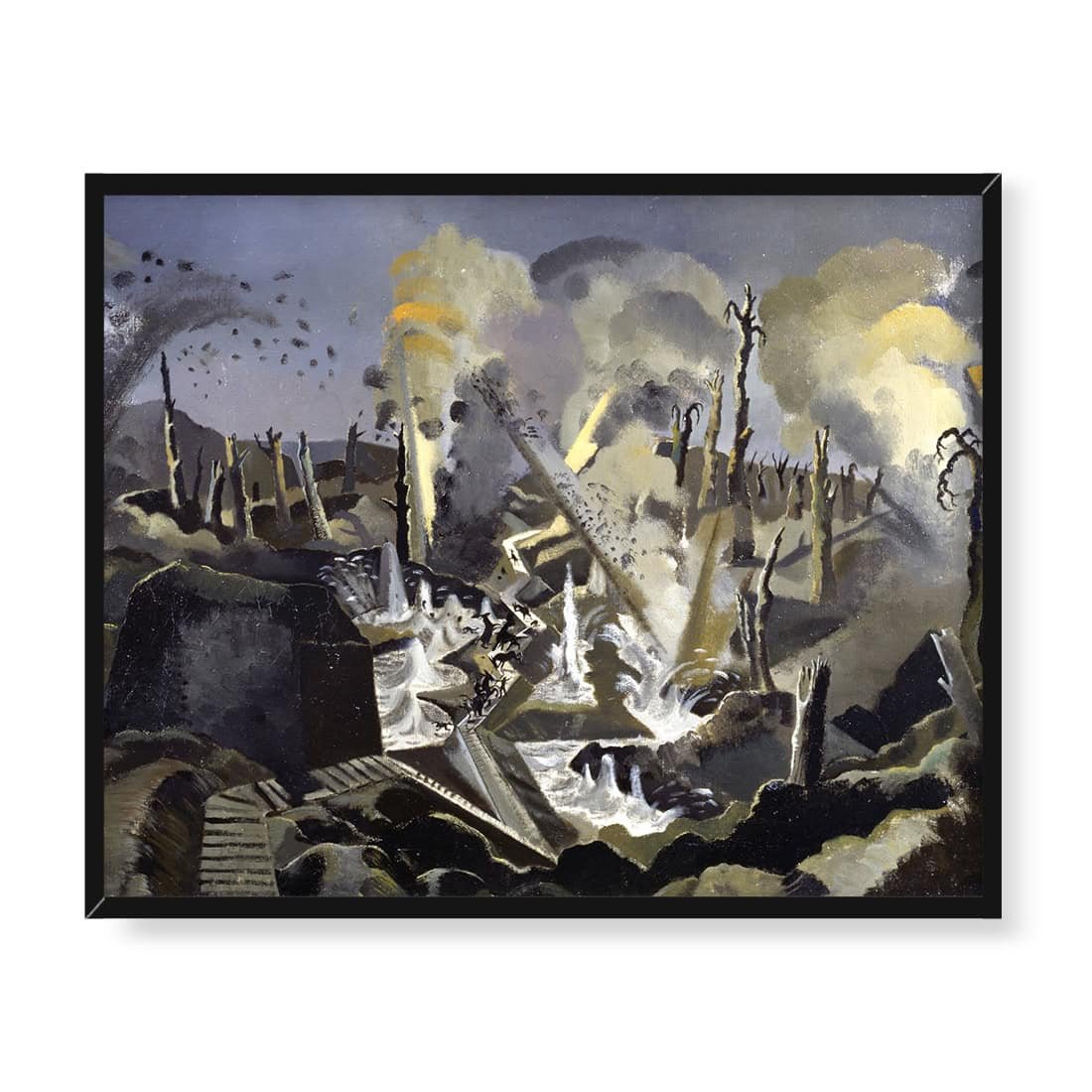 Paul Nash Wojna 50×40 W RAMIE - ANTYKWARIAT "CZUŁA JEST NOC" JAKUB ...