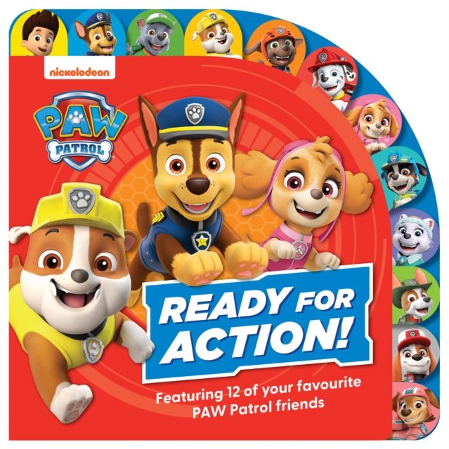 PAW Patrol Ready for Action! Tabbed Board Book - Paw Patrol | Książka w ...