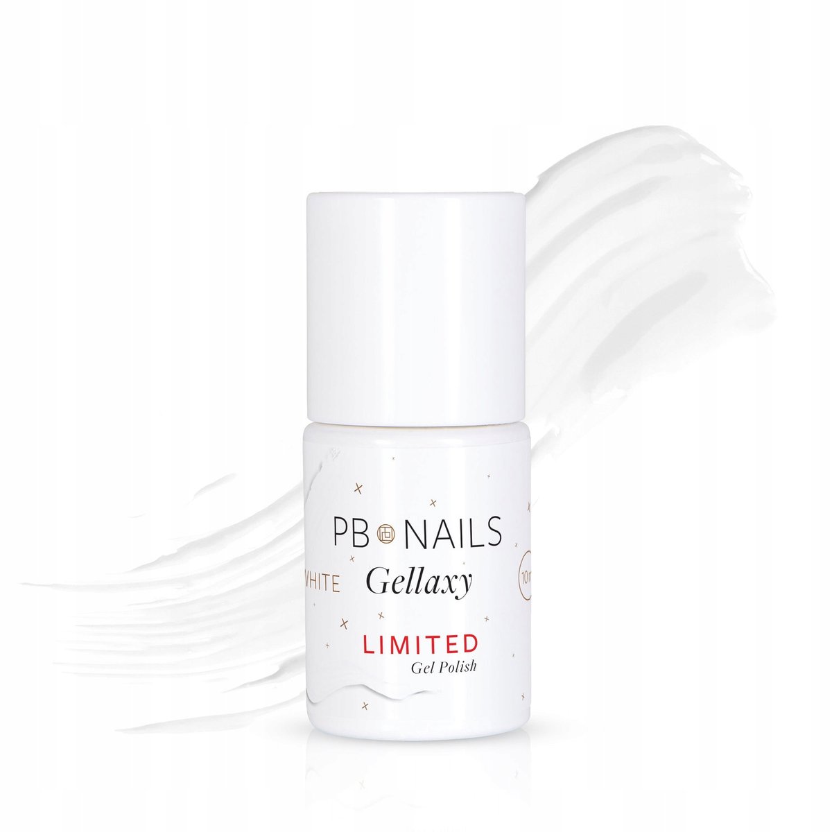 PB Nails, Lakier hybrydowy MAX WHITE, 10 ml | Sklep EMPIK.COM
