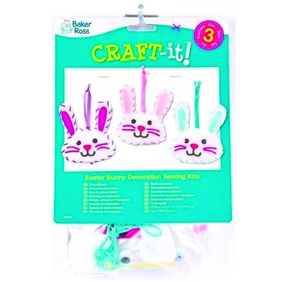 Pbs, Zestaw Kreatwyny Do Szycia, Króliczki Z Filcu, 3szt - PBS Connect ...
