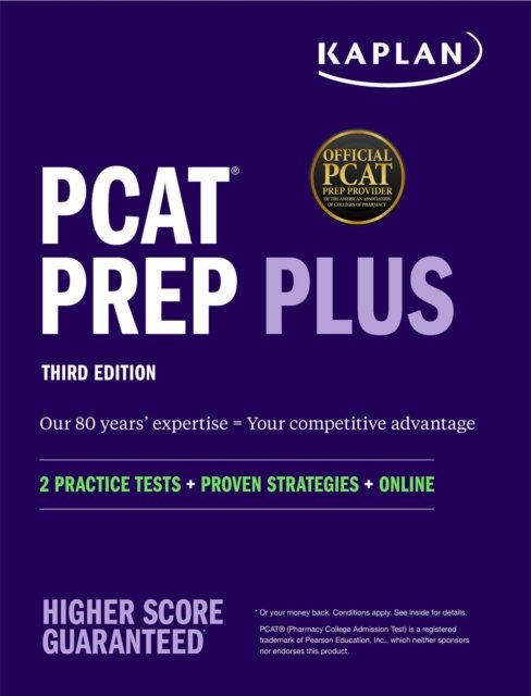 PCAT Prep Plus: 2 Practice Tests + Proven Strategies + Online - Kaplan ...