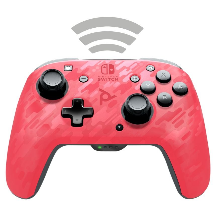 PDP SWITCH, Pad bezprzewodowy FACEOFF Camo Różowy - PDP | Gry i ...