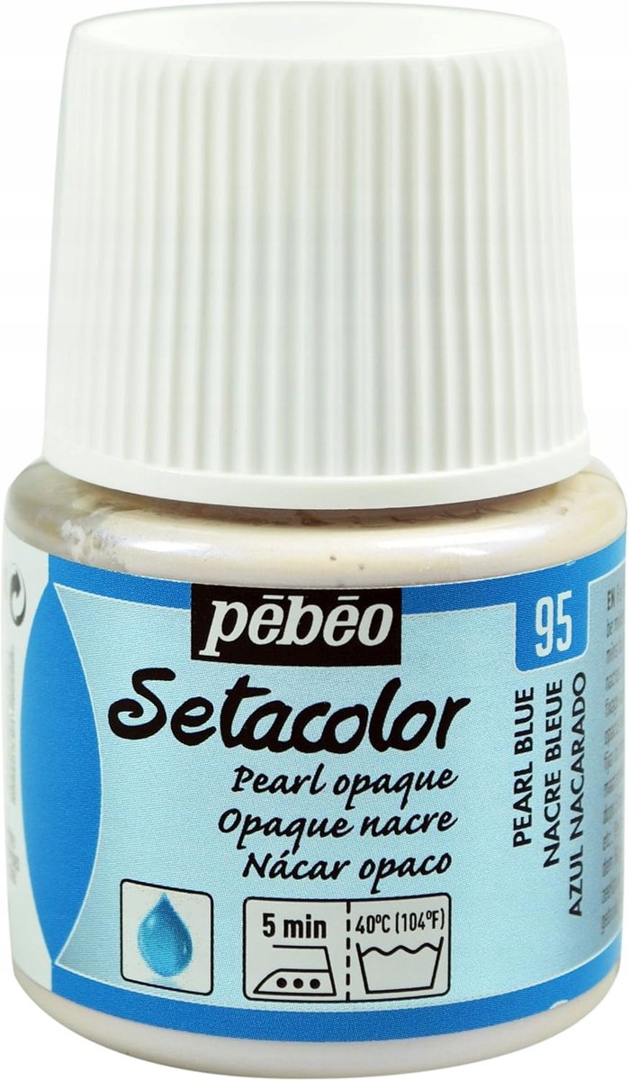 PEBEO Farba do tkanin SETACOLOR OPAQUE 45ml PEARL BLUE - PEBEO | Sklep ...