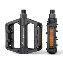 Pedały Rowerowe Platformowe Aluminiowe z Pinami Odblaskami Uniwersalne - Inna marka | Sport ...