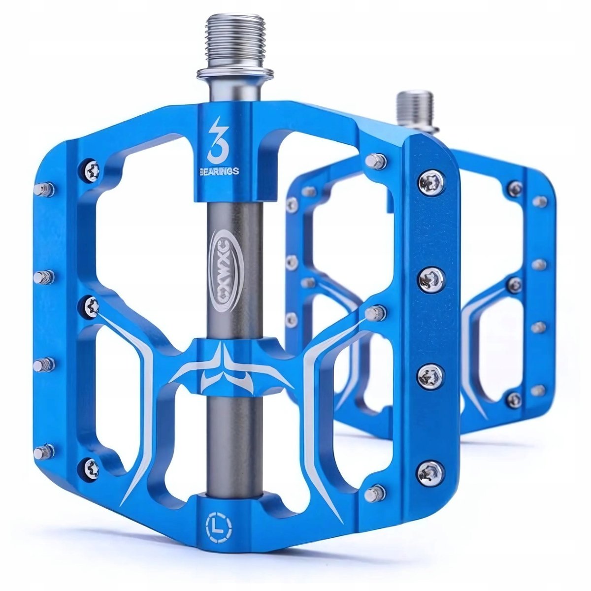 Pedały Rowerowe Platformowe CXWXC Aluminiowe 7 Pinów Niebieskie Maszynowe - CXWXC | Sport Sklep ...