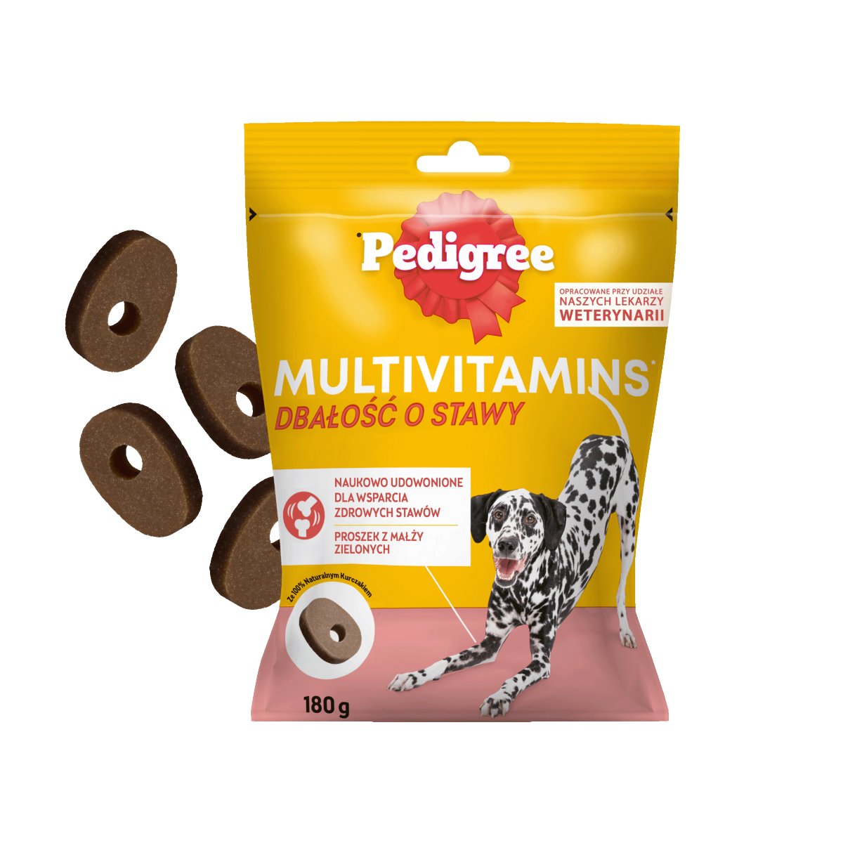 PEDIGREE Multivitamins suplementy dla psa na stawy smak kurczaka 180 g ...