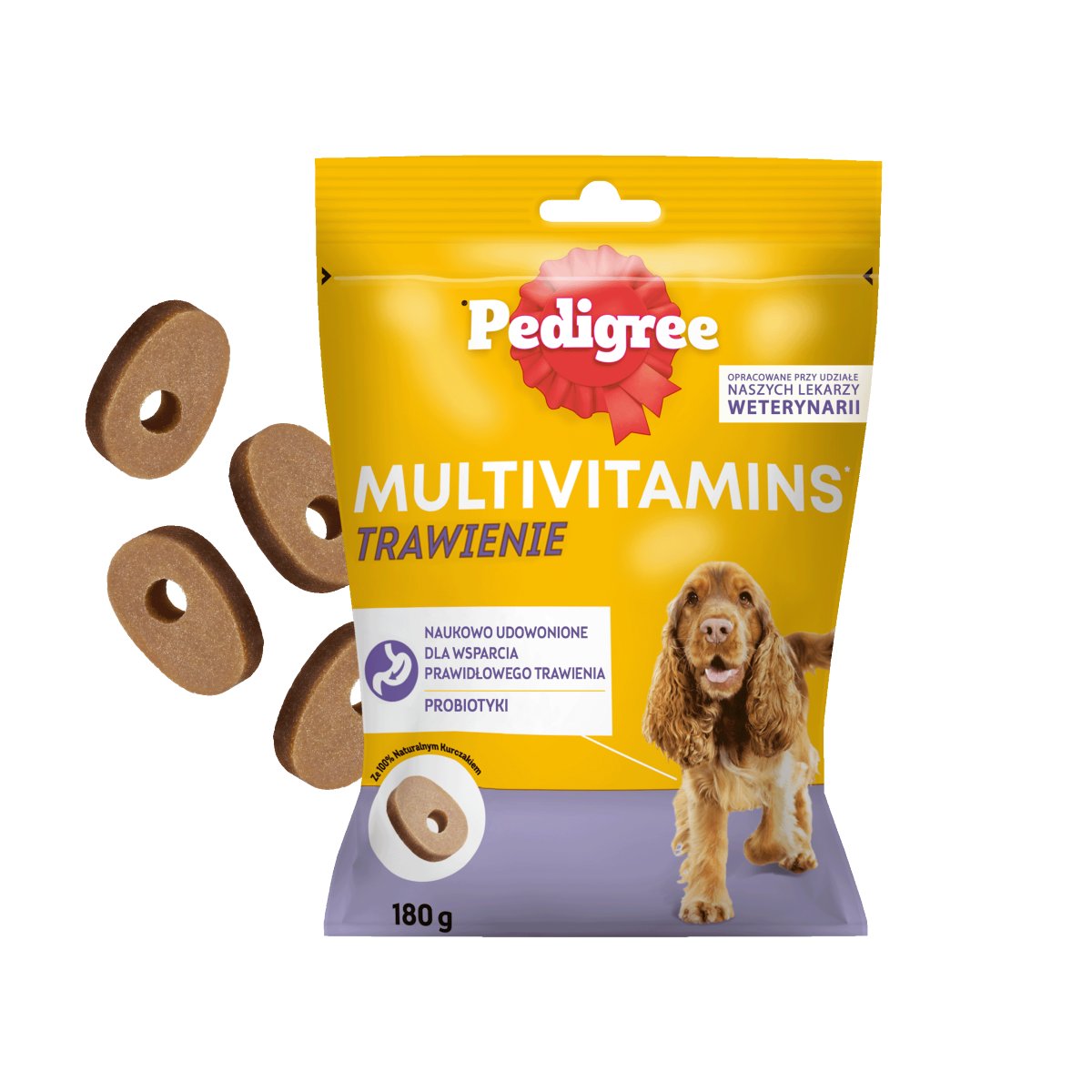 PEDIGREE Multivitamins suplementy dla psa na trawienie smak kurczaka ...