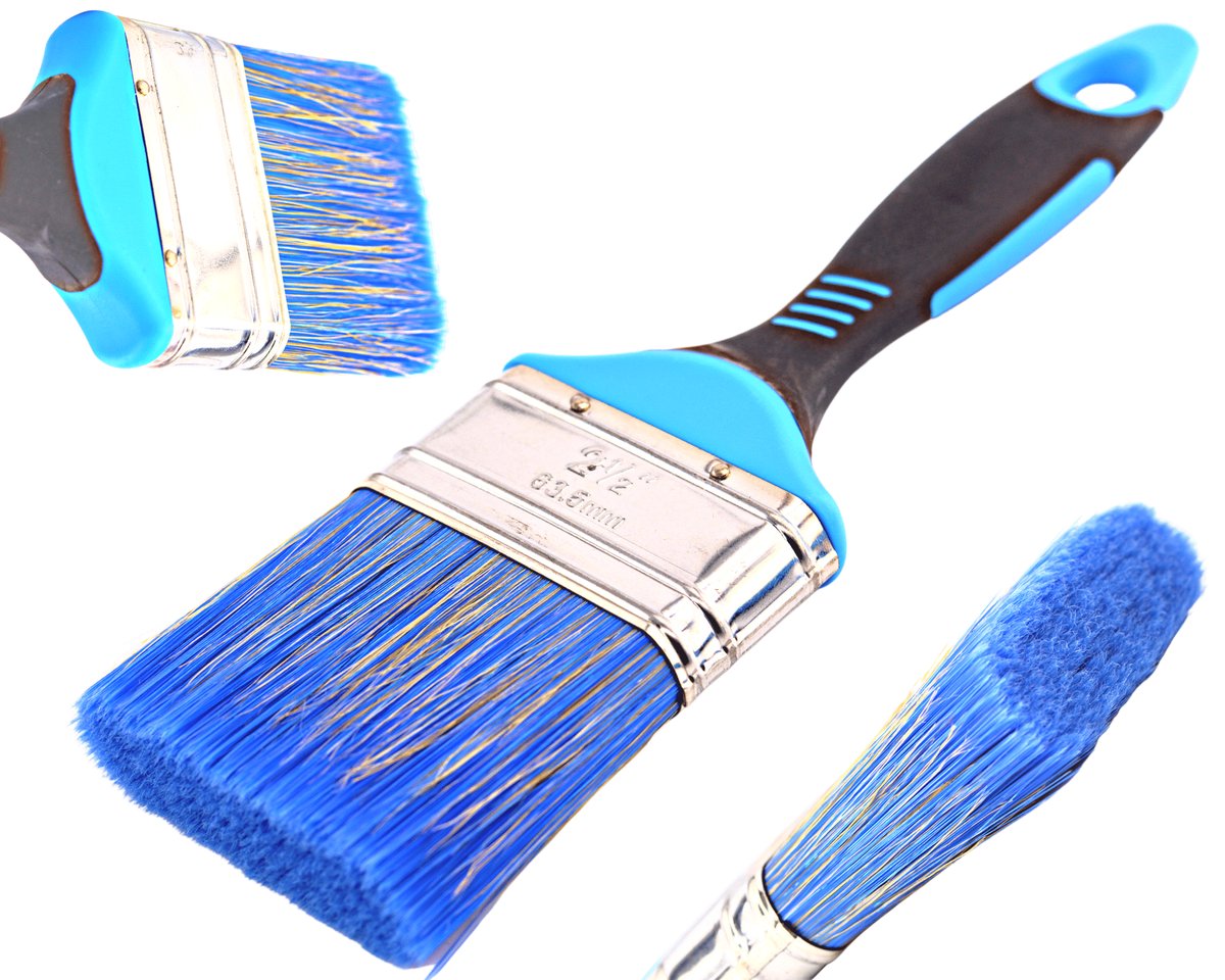 Pędzel Malarski Uniwersalny 2k Castor Acryl Blue 76 Mm do Malowania ...
