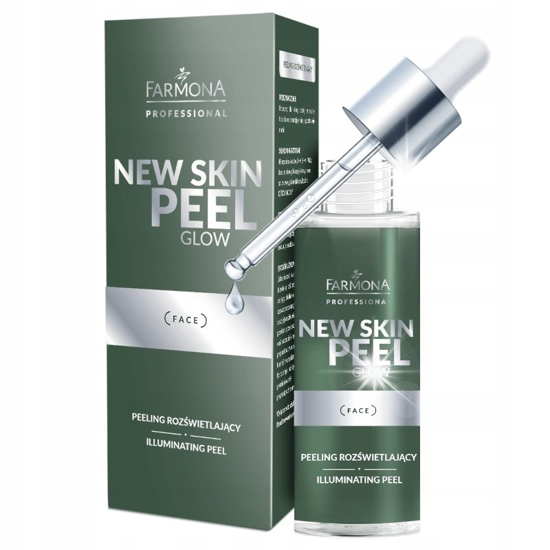 Peeling rozświetlający KWASOWY AHA BHA i PHA 30ml NEW SKIN PEEL GLOW | Sklep EMPIK.COM