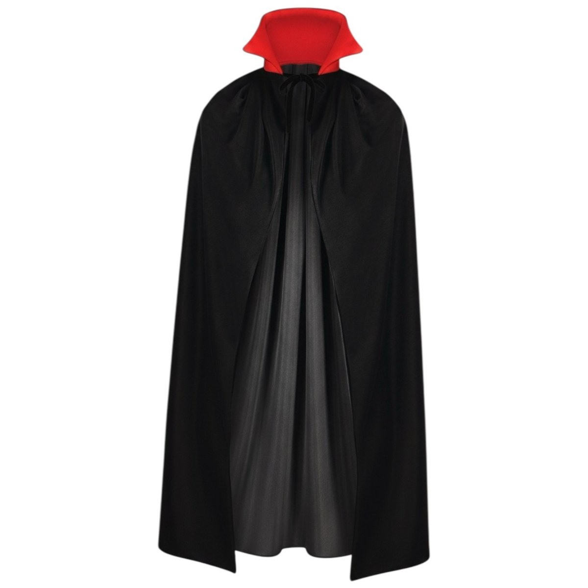 Peleryna Dracula czarna z czerwonym kołnierzem 128 cm - del-sol | Sklep ...