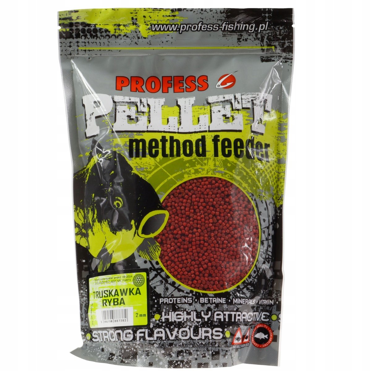 Pellet 2 mm Method Feeder TRUSKAWKA RYBA 700 g - PROFESS | Sport Sklep ...