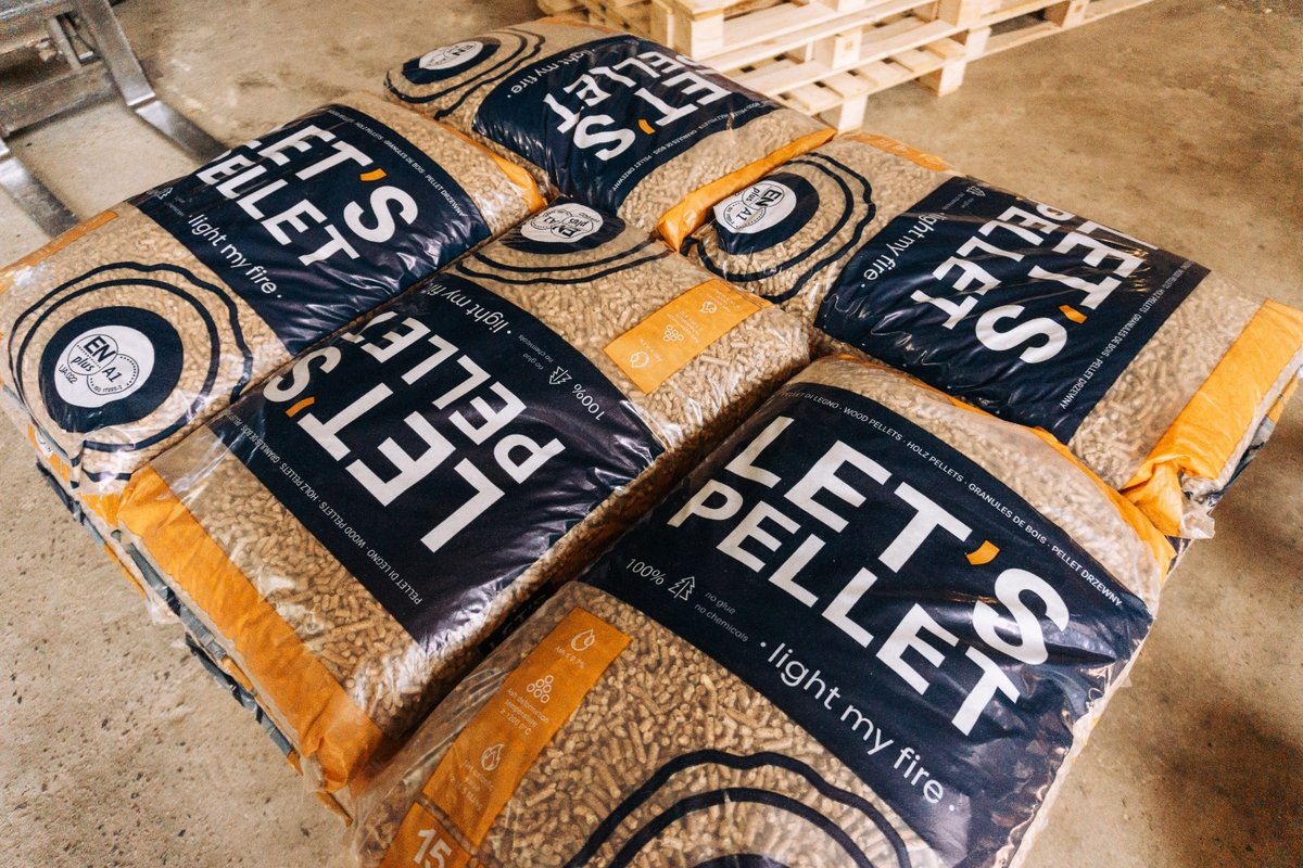 Pellet Drzewny Iglasty Let'S Pelet Enplus A1 Certyfikowany - Paleta 975 ...