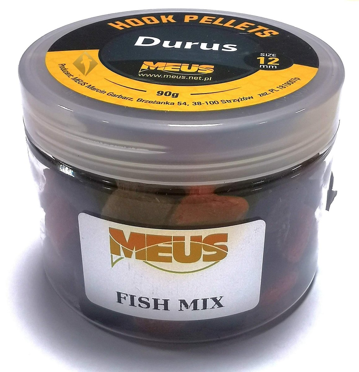 Pellet Haczykowy do Metody Meus Durus 12mm - Fish Mix - MEUS | Sport ...