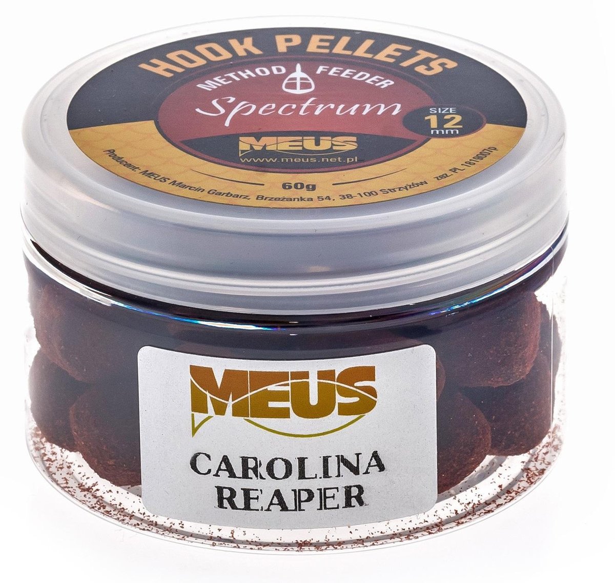 Pellet Haczykowy Meus Spectrum 12mm - Carolina Reaper - MEUS | Sport ...