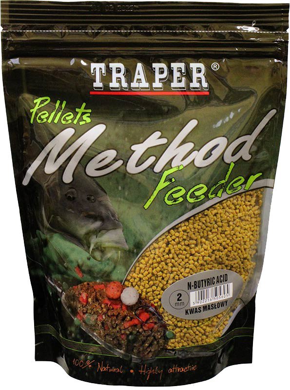 Pellet Traper Method FEEDER 2MM 500G KWAS MASŁOWY 04379 |4379 - Traper | Sport Sklep EMPIK.COM