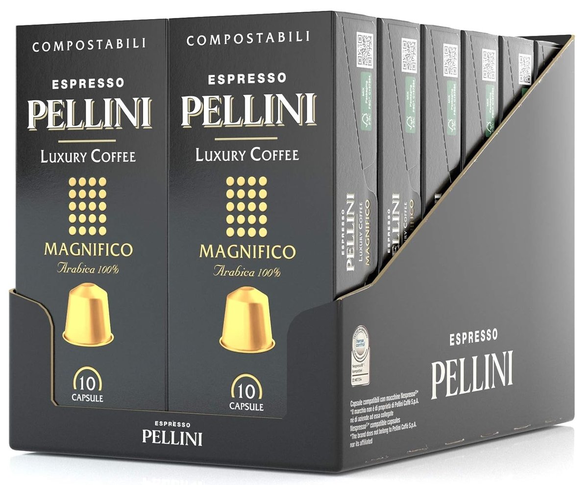 Pellini Magnifico - Kapsułki Do Ekspresów Nespresso - zestaw 10x10szt - Pellini | Sklep EMPIK.COM