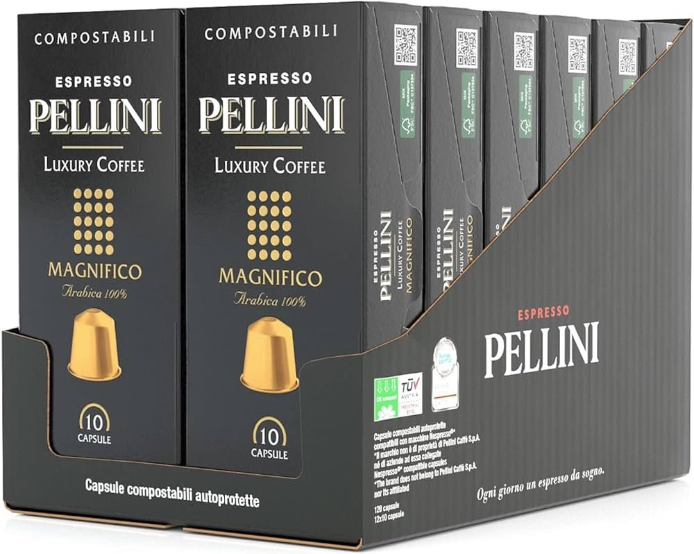 Pellini Magnifico - Kapsułki Do Ekspresów Nespresso - zestaw 12x10szt - Pellini | Sklep EMPIK.COM