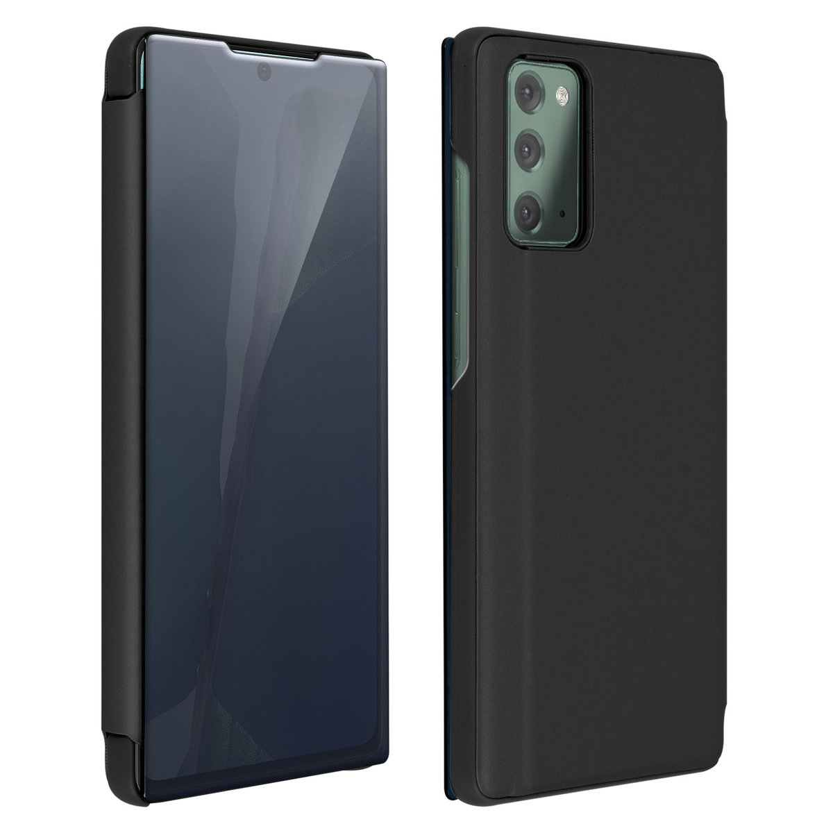 Pełne etui do Samsunga Galaxy Note 20 Translucent Flap Design Mirror ...