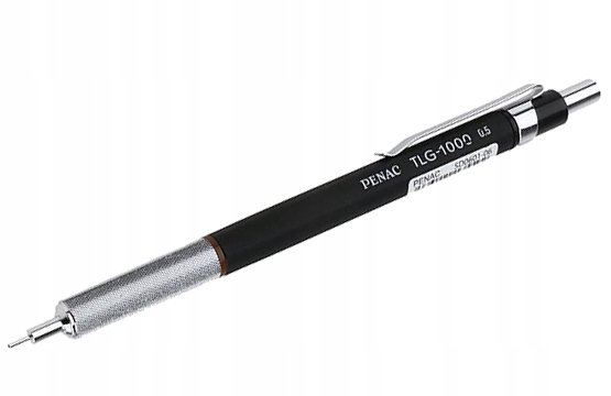 Penac Ołówek mechaniczny TLG-1000 Black 0.5 mm - Poldom | Sklep EMPIK.COM