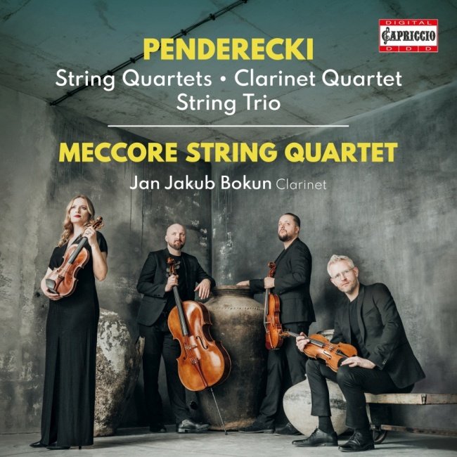Penderecki: String Quartets; Clarinet Quartet; String Trio - Meccore String Quartet | Muzyka ...