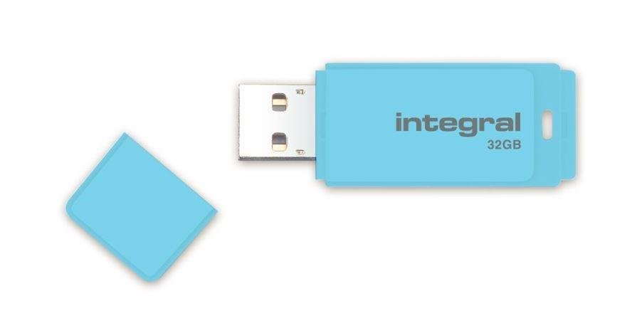 Pendrive INTEGRAL Flash Drive Pastel, 32 GB, USB 3.0, niebieski ...