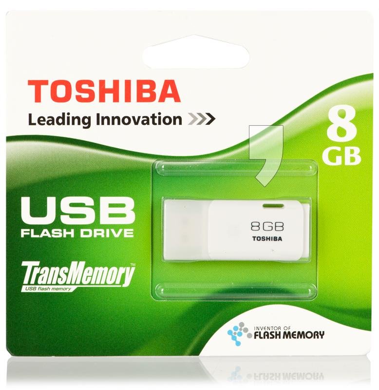Pendrive TOSHIBA Hayabusa, 8 GB, USB 2.0, biały - Toshiba | Sklep EMPIK.COM