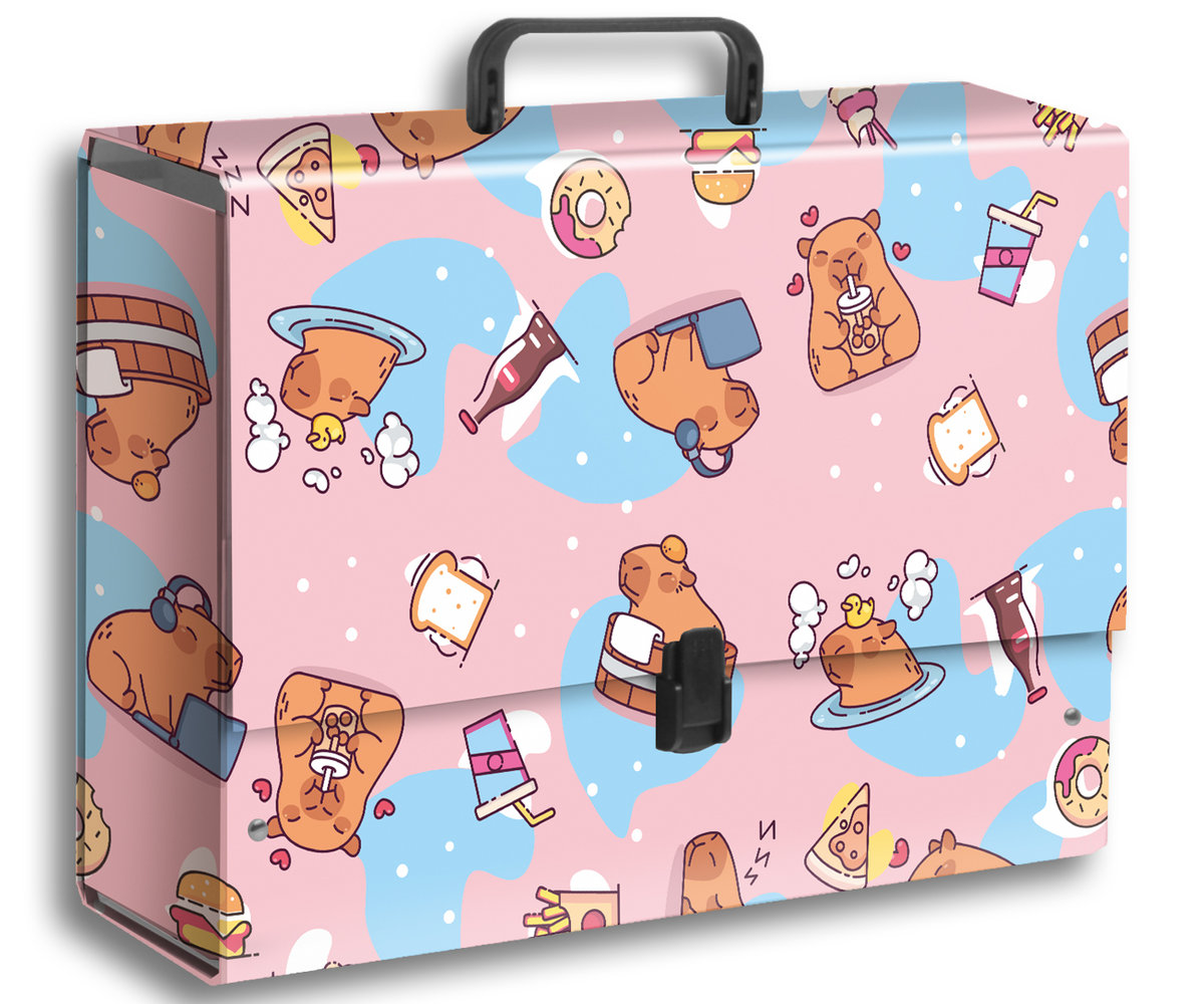 Penmate Teczka Z Rączką B4 Jumbo Twarda Kapibara Food Folia Mat Nierysująca - PENMATE | Sklep ...