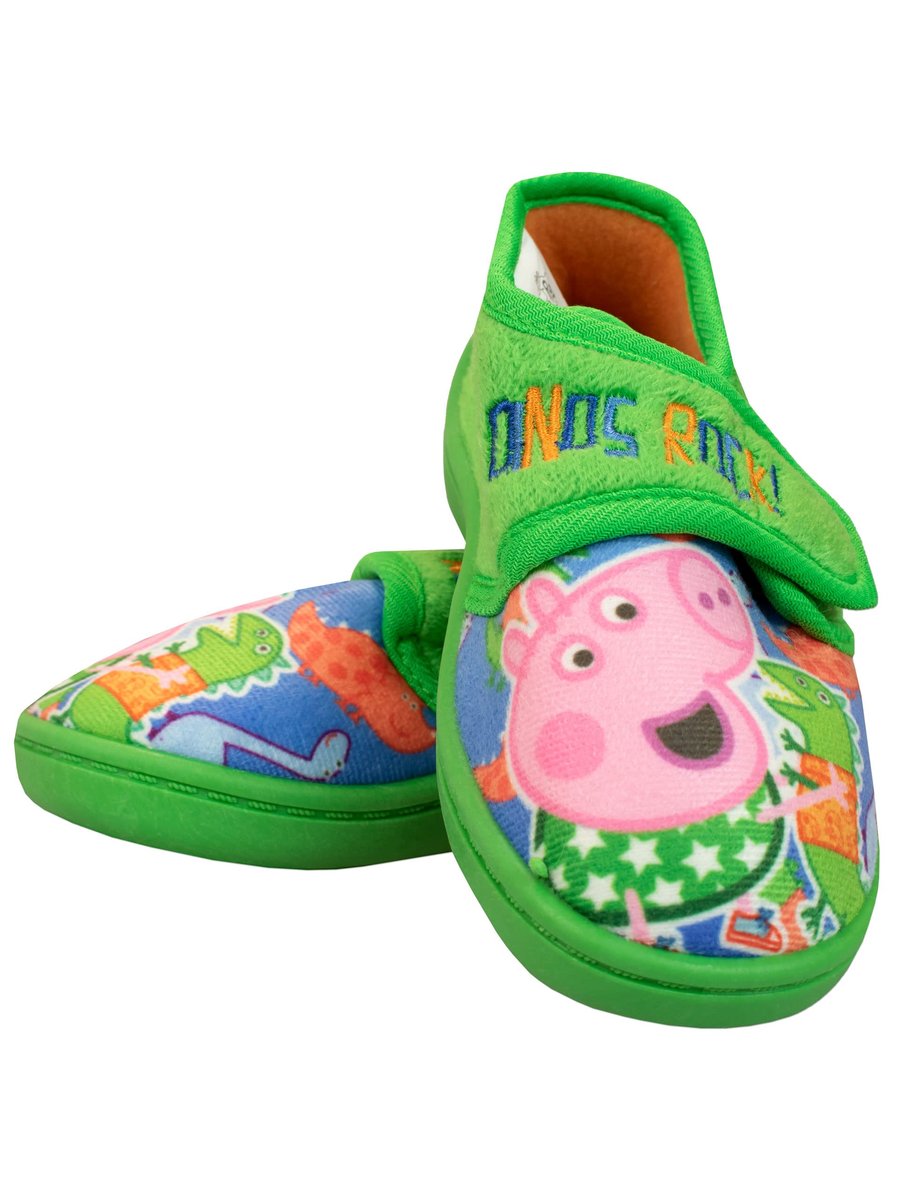 Peppa Pig Chłopcy Kapcie George Pig Zielony 27 - DUPLO PEPPA PIG ...