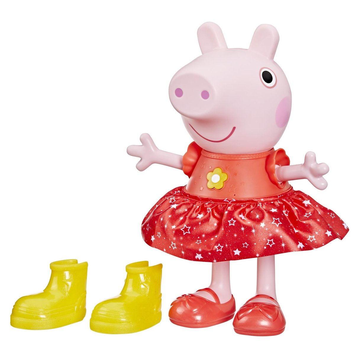 Peppa Pig Lalka imprezowa Peppa's Muddy Puddles, żółta - DUPLO PEPPA ...