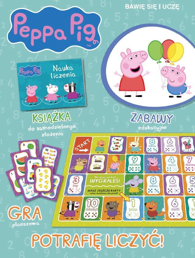 Peppa Pig Świnka Peppa Bawię się i Uczę - Media Service Zawada Sp. z o ...