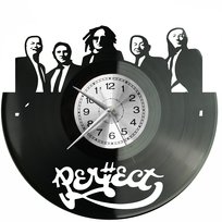 Perfect Zespół Muzyczny Zegar Ścienny Płyta Winylowa Nowoczesny Dekoracyjny Na Prezent Urodziny ...