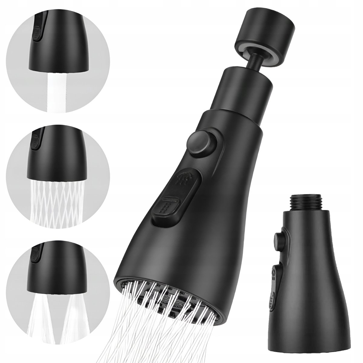 PERLATOR AERATOR PRZEDŁUŻKA DO BATERII 2 FUNKCJE Łatwy Montaż 360 ...