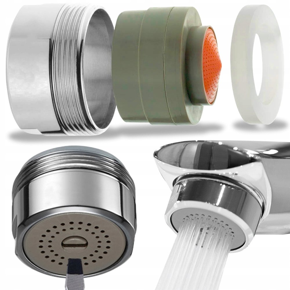 PERLATOR NAKŁADKA ADAPTER DO KRANU ZLEWU KUCHNI BATERII ŁAZIENKI Z ...