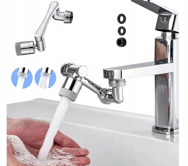 Perlator Obrotowy Przedłużka Przedłużacz Do Kranu Baterii Adapter ...