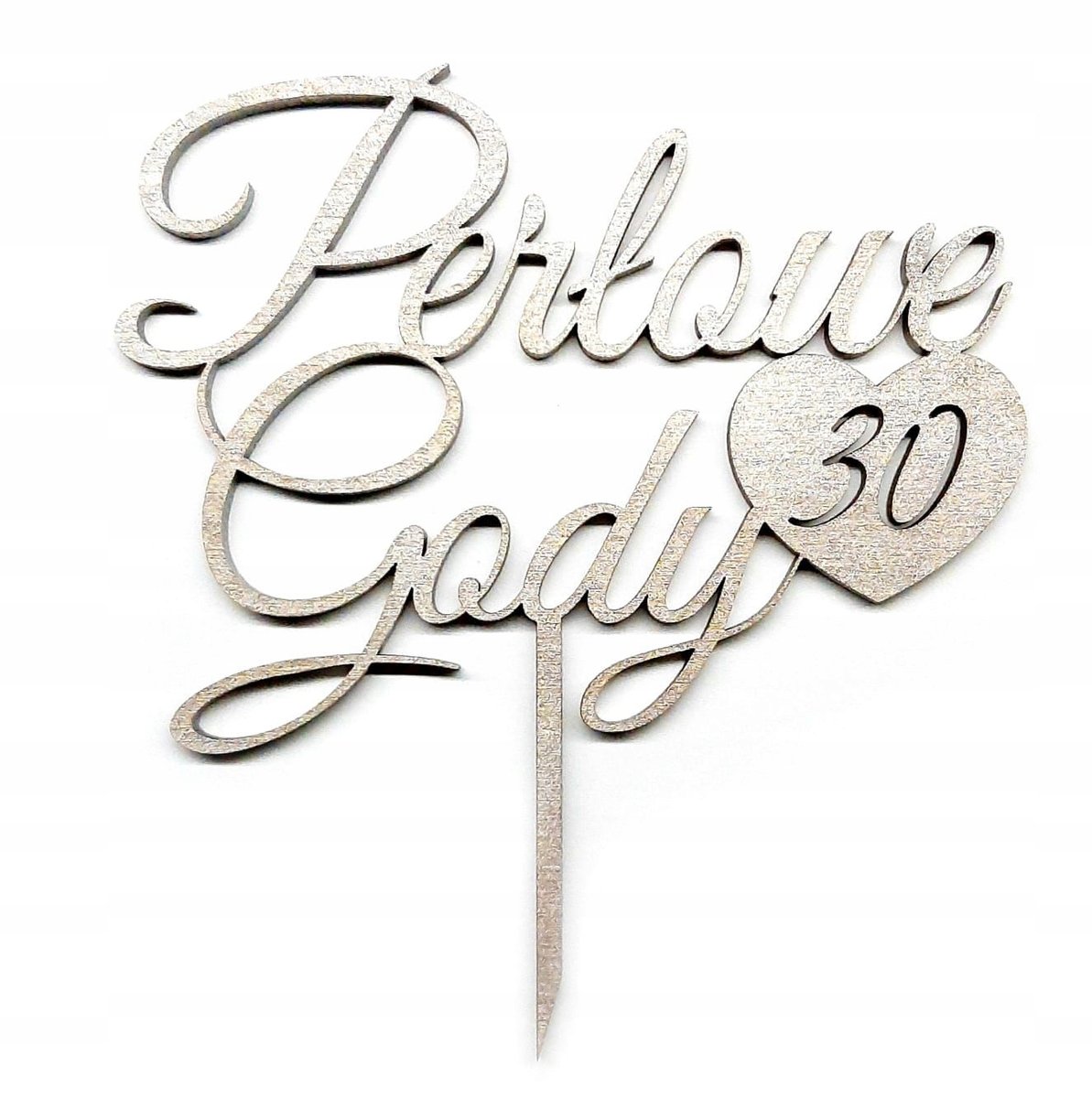 Perłowe gody 30 rocznica ślubu topper - Pamario | Przyjęcia i okazje w Sklepie EMPIK.COM