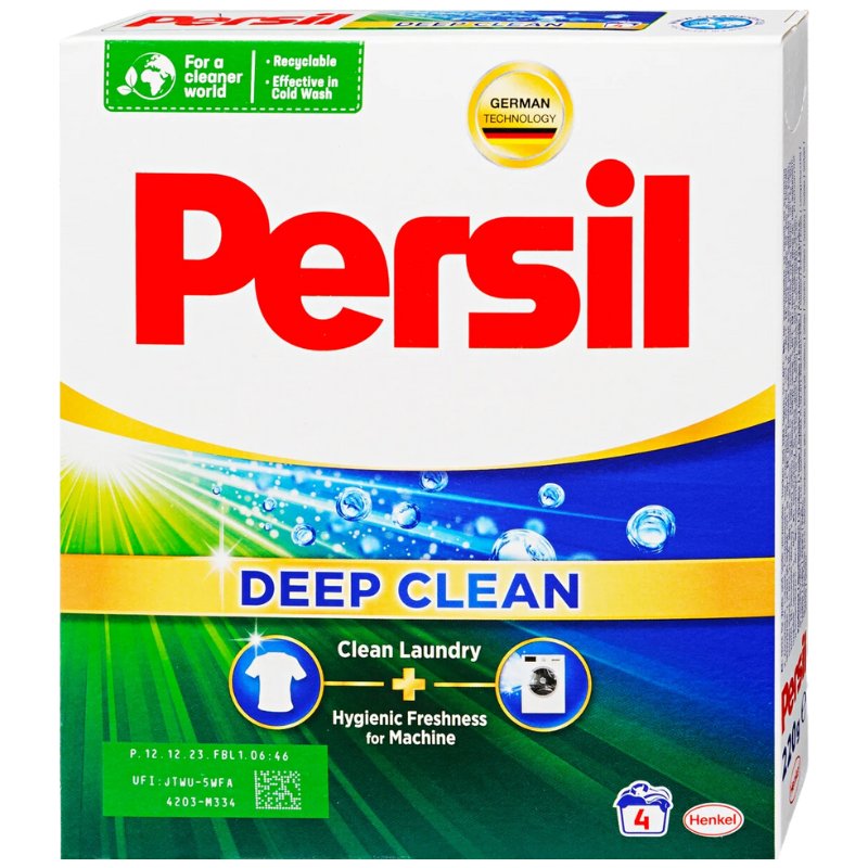 Persil Deep Clean Proszek do Prania Białych Tkanin 220g (4 Prania ...